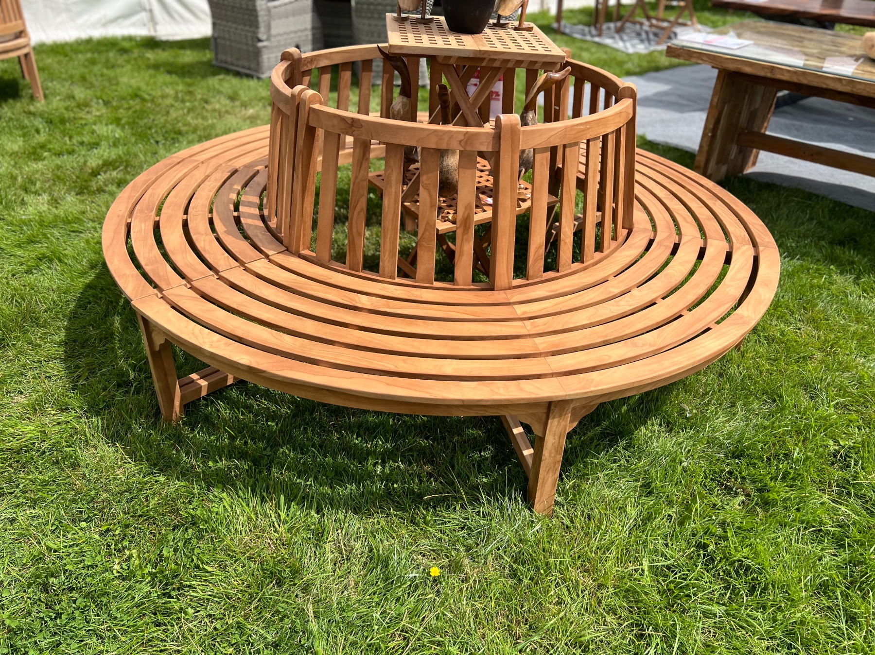 Teak round Tree seat Large 2.2m | Chelsea Home and Leisure Ltd