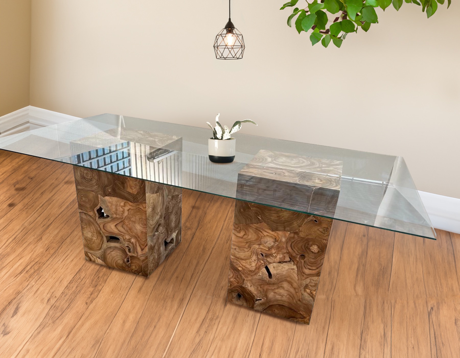 Teak Root Column Table | Chelsea Home and Leisure Ltd