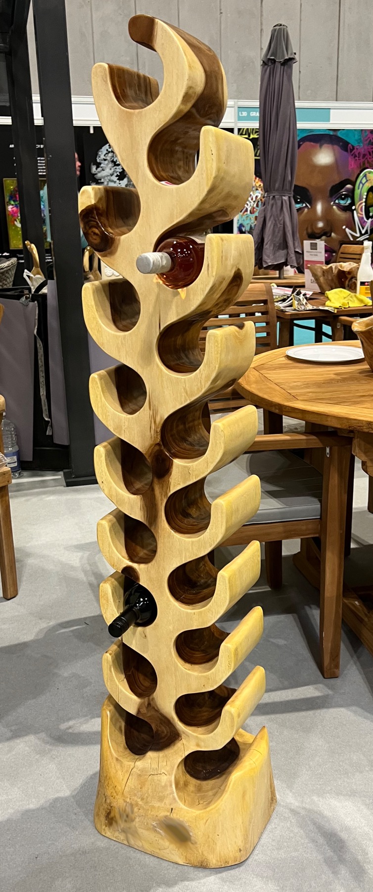 wooden wine rack 18 bottle | Chelsea Home and Leisure Ltd