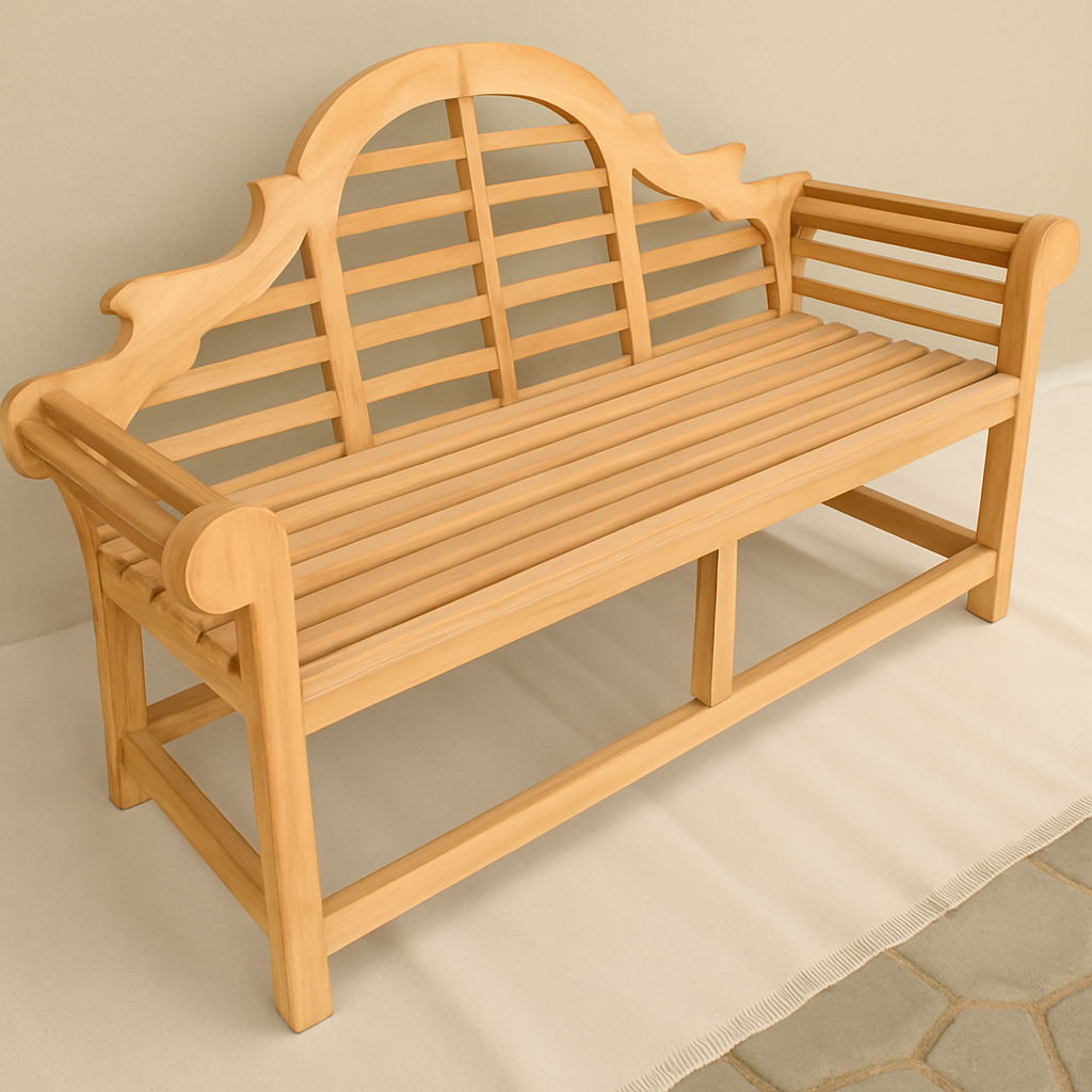 Lutyens Teak garden Bench | Chelsea Home and Leisure Ltd